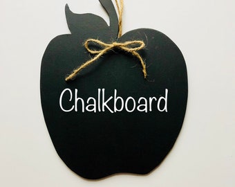 Apple chalkboard | Etsy