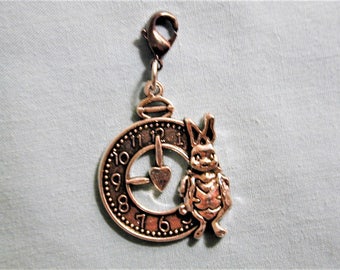 White rabbit clock | Etsy