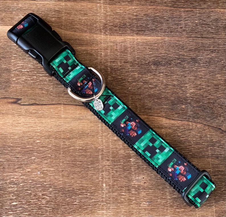 Minecraft Collar 1” - Etsy