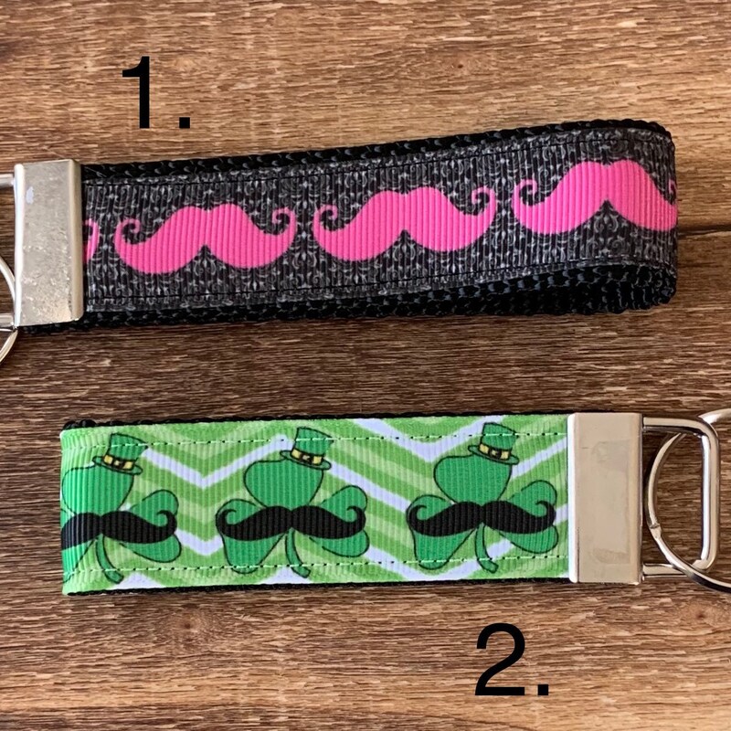 Mustache Keychain - Etsy