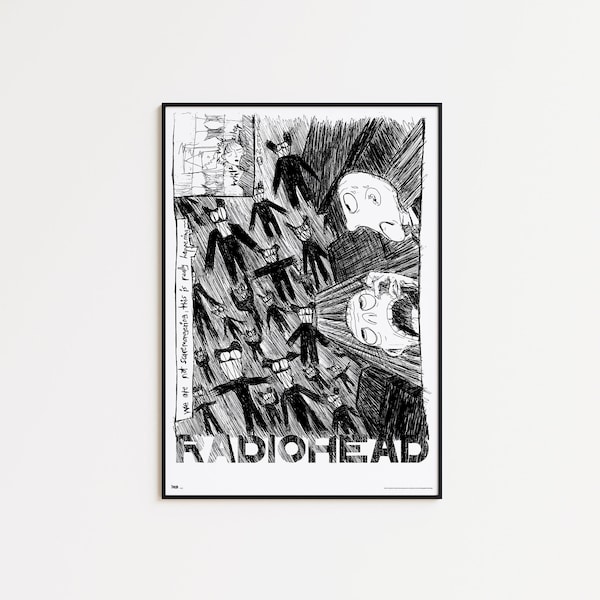 Radiohead Poster - Etsy