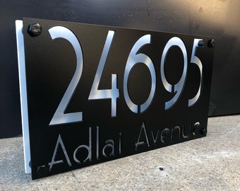 Plasma Cut Address Sign - Etsy