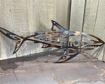 Metal Art Shark - Etsy