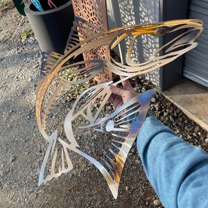 Metal Redfish Plasma Cut Sign Art Red Fish Fishing Lake Ocean Beach ...