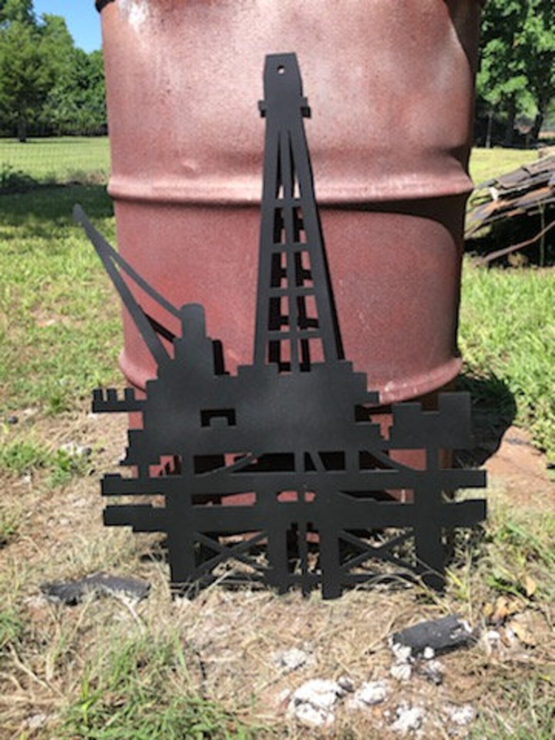 Metal Offshore Drilling Oil Rig Custom Paint | Etsy