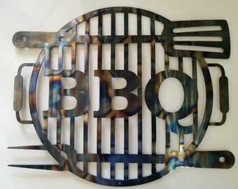 Bar B Que Sign - Etsy