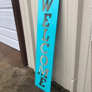 Metal Welcome Sign Custom Plasma Cut Sign Art - Etsy