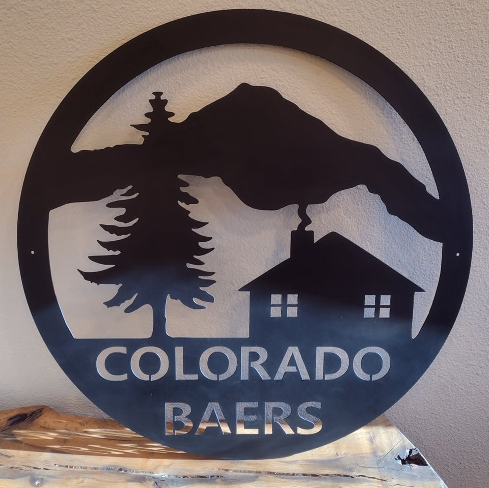 Metal Mountain Cabin Welcome Sign Plasma Cut Art Lodge Forest - Etsy Italia