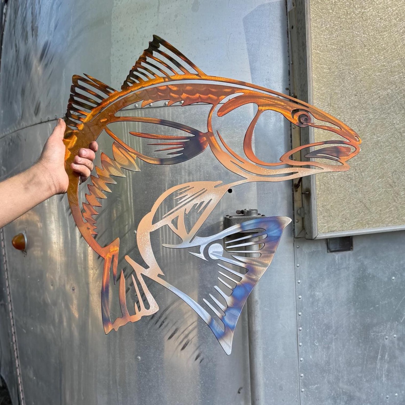 Metal Redfish Plasma Cut Sign Art Red Fish Fishing Lake Ocean Beach ...