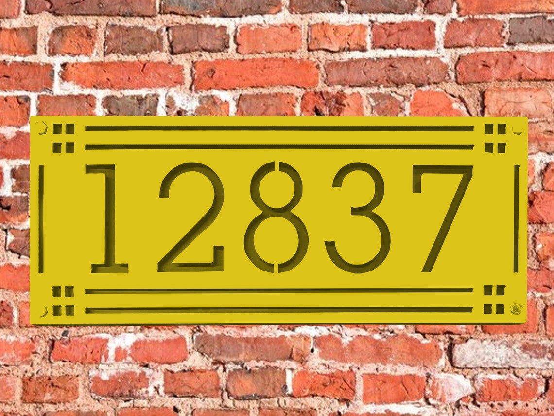 Vintage Rustic Address Sign / Number Plaque / Home Address - Etsy