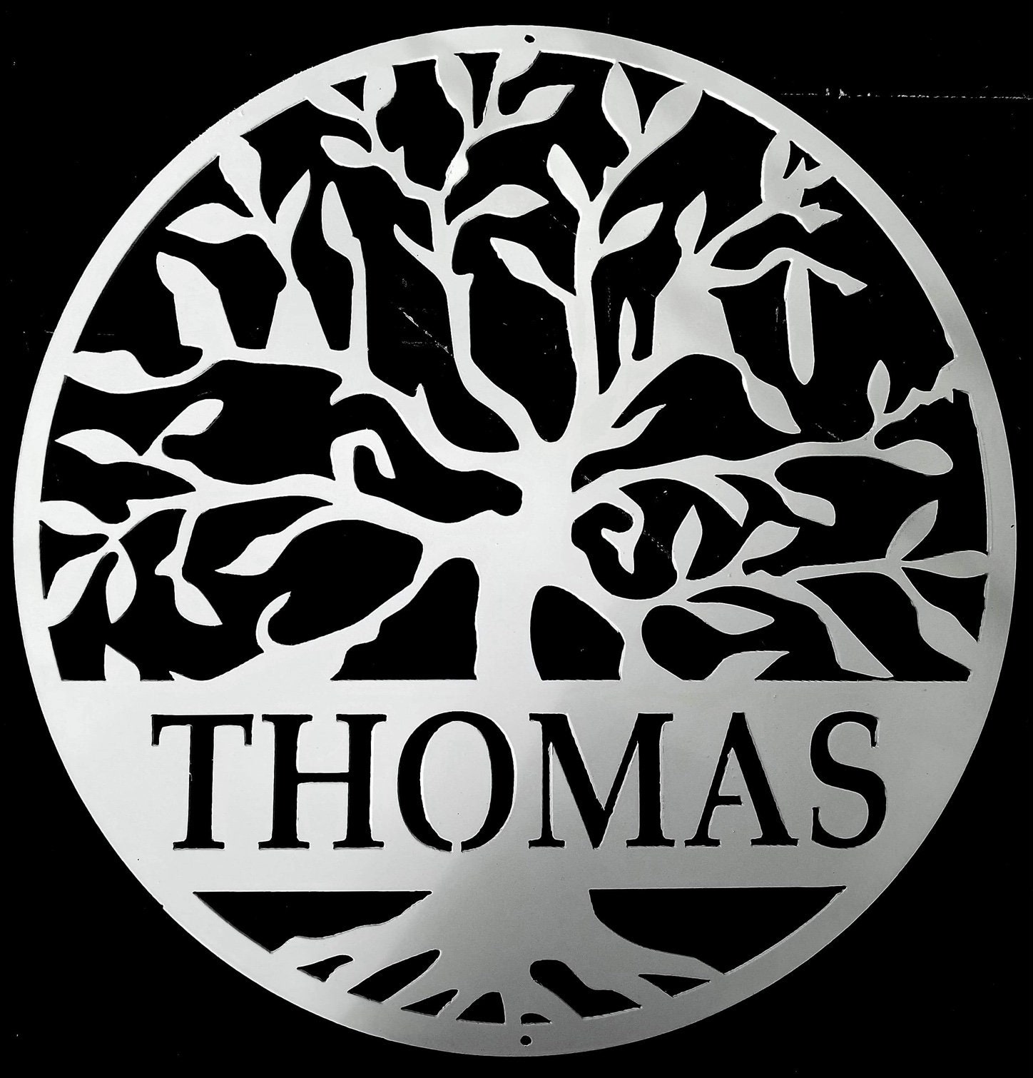 Metal Family Tree Custom Plasma Cut Metal Sign Art - Etsy