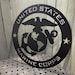 Metal Marine Corps USMC Crest Custom Plasma Cut Sign Art Military - Etsy