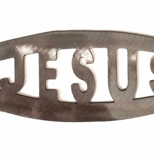 Metal Jesus Fish Plasma Cut Metal Art | Etsy