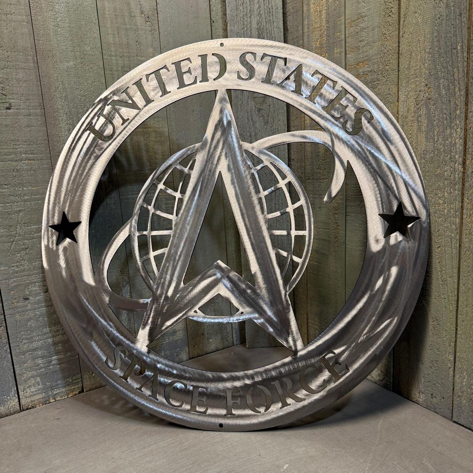 Metal Space Force Crest Logo Plasma Cut Sign Art Military - Etsy