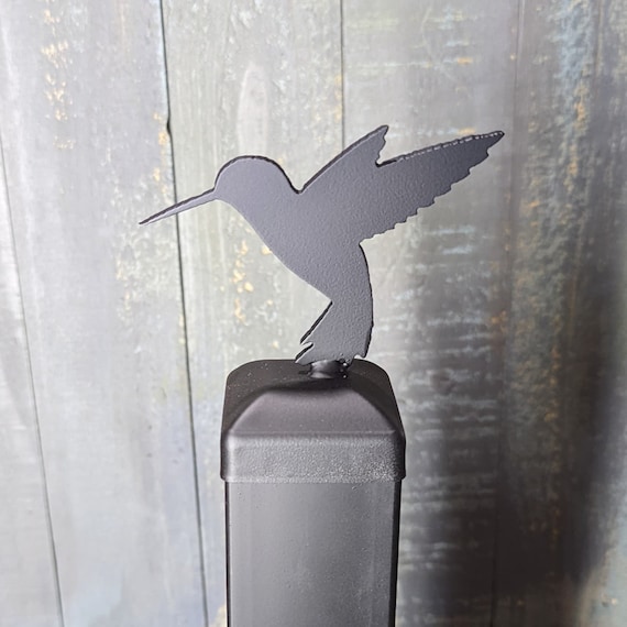 Hummingbird Fence Post Topper | Etsy