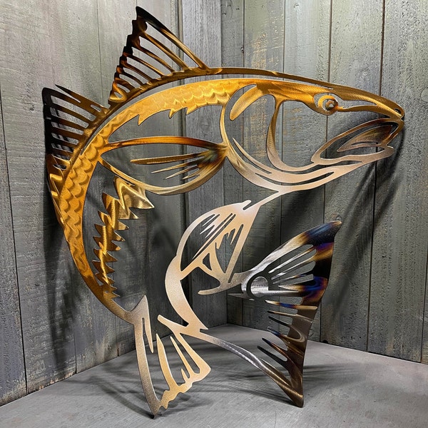 Metal Fish Wall Art - Etsy