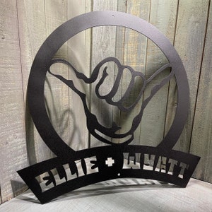 Metal Hang Loose Sign Plasma Cut Sign Art - Etsy