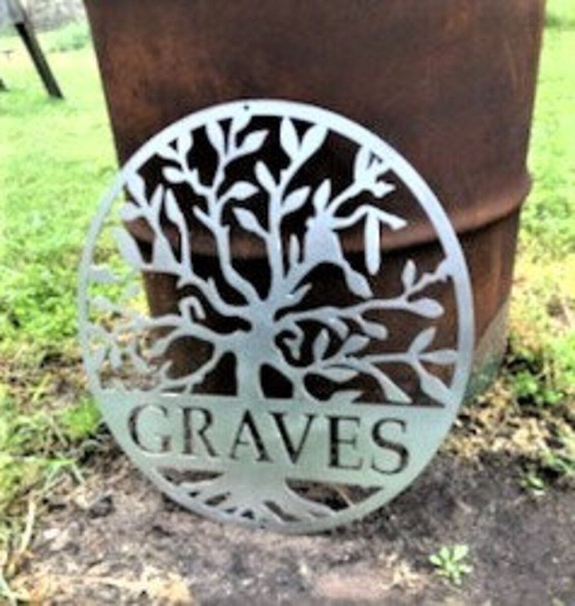 Metal Family Tree Custom Plasma Cut Metal Sign Art | Etsy