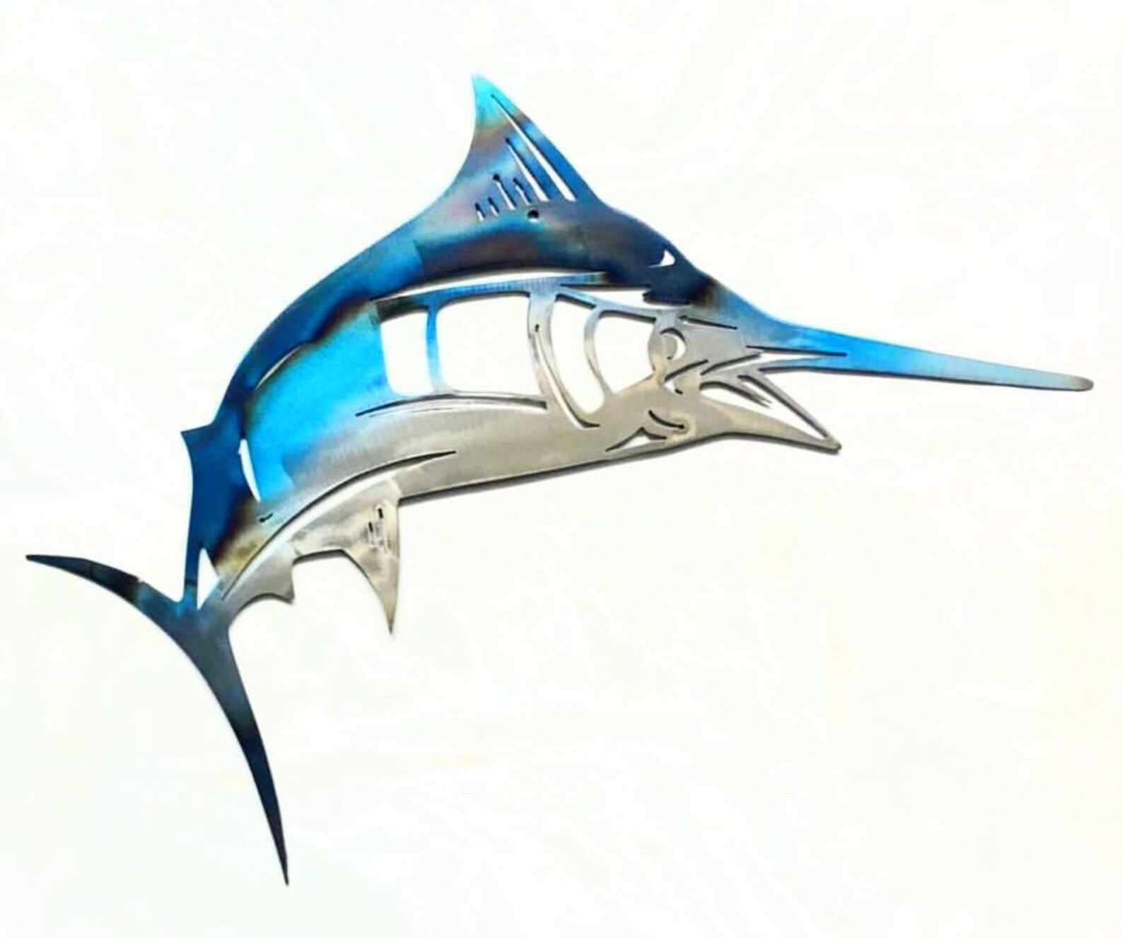 Metal Marlin Plasma Cut Sign Art Fish Swordfish - Etsy