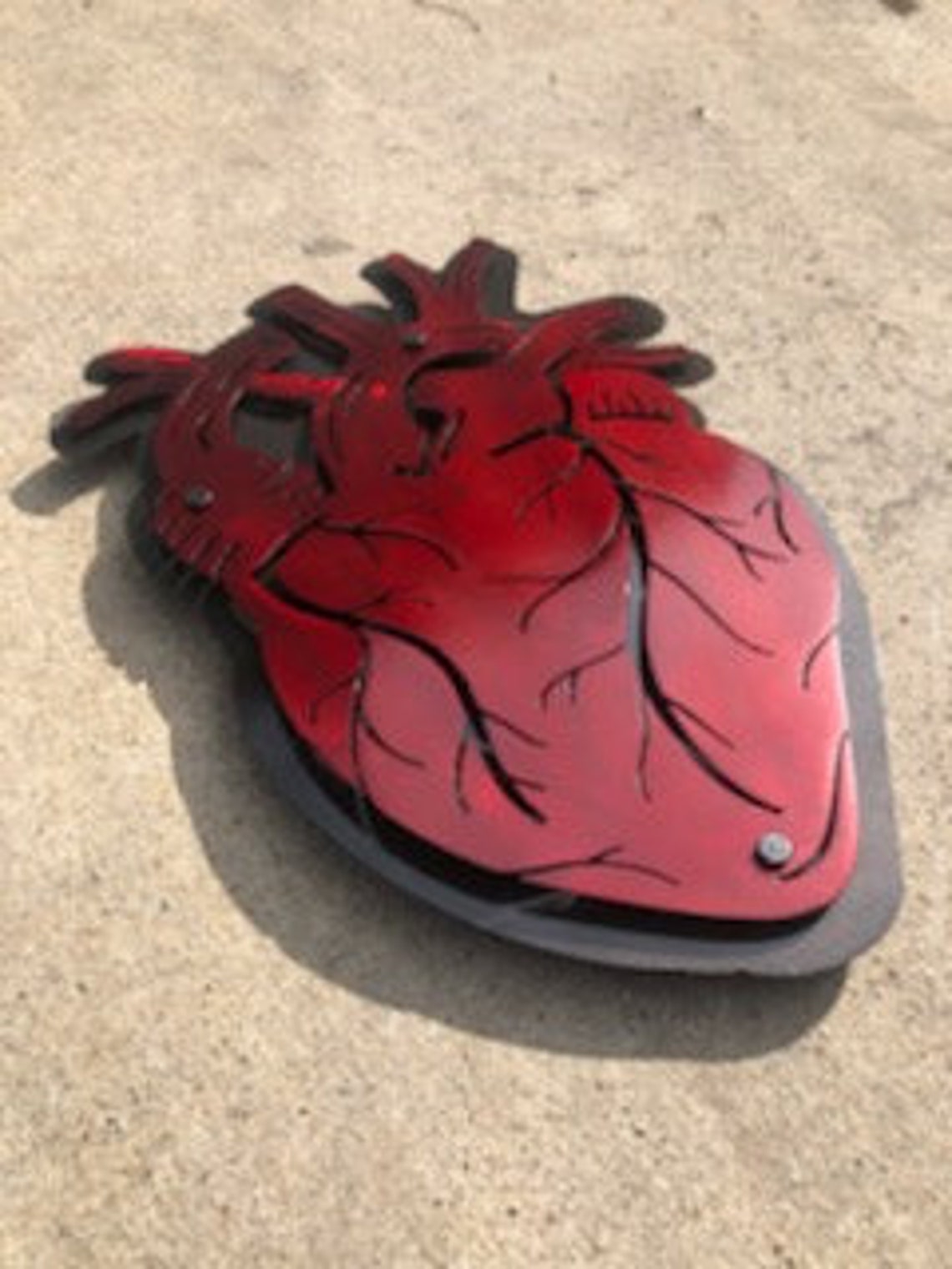 Metal Anatomical Heart Two Layer Plasma Cut Sign Art - Etsy