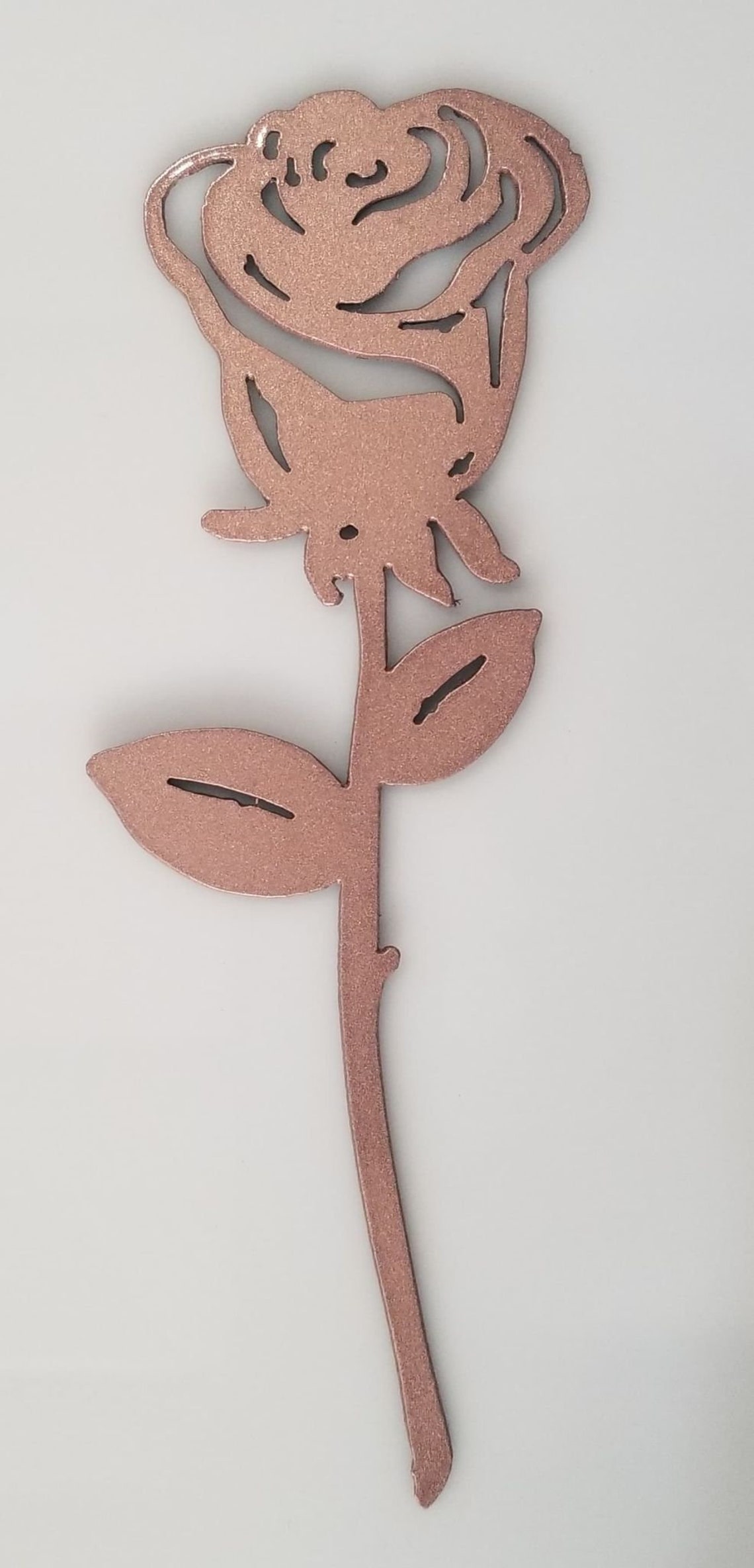 Metal 10 Tall Single Rose Plasma Cut Sign Art - Etsy