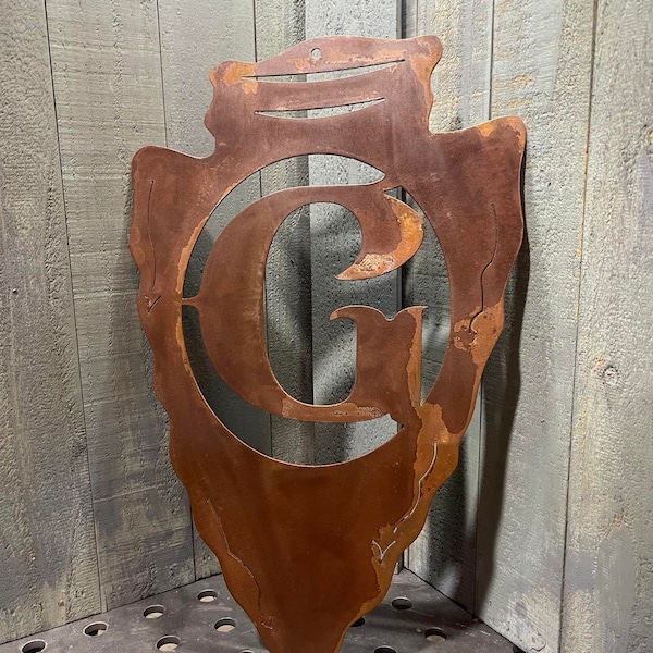 Metal Monogram - Etsy