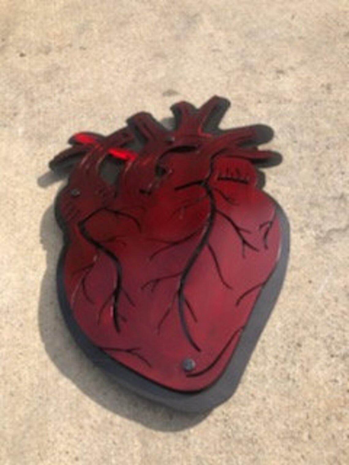 Metal Anatomical Heart Two Layer Plasma Cut Sign Art - Etsy