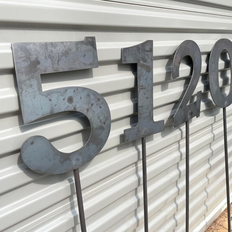 House Number Stake - Etsy