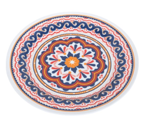 Mediterranean Tile Print Melamine Plates or Melamine Bowls - Etsy