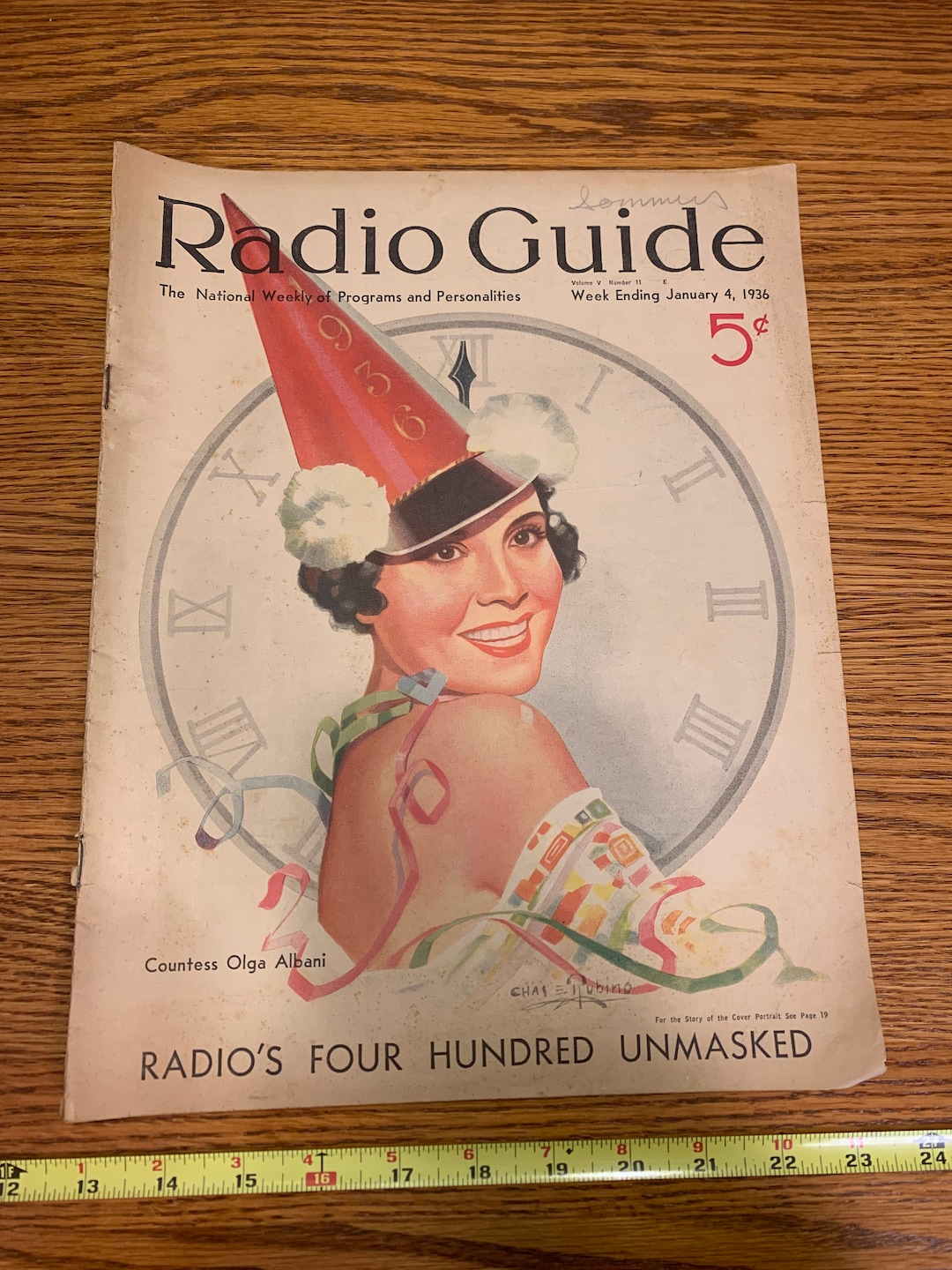 Radio Guide Magazine January 1936 - Etsy