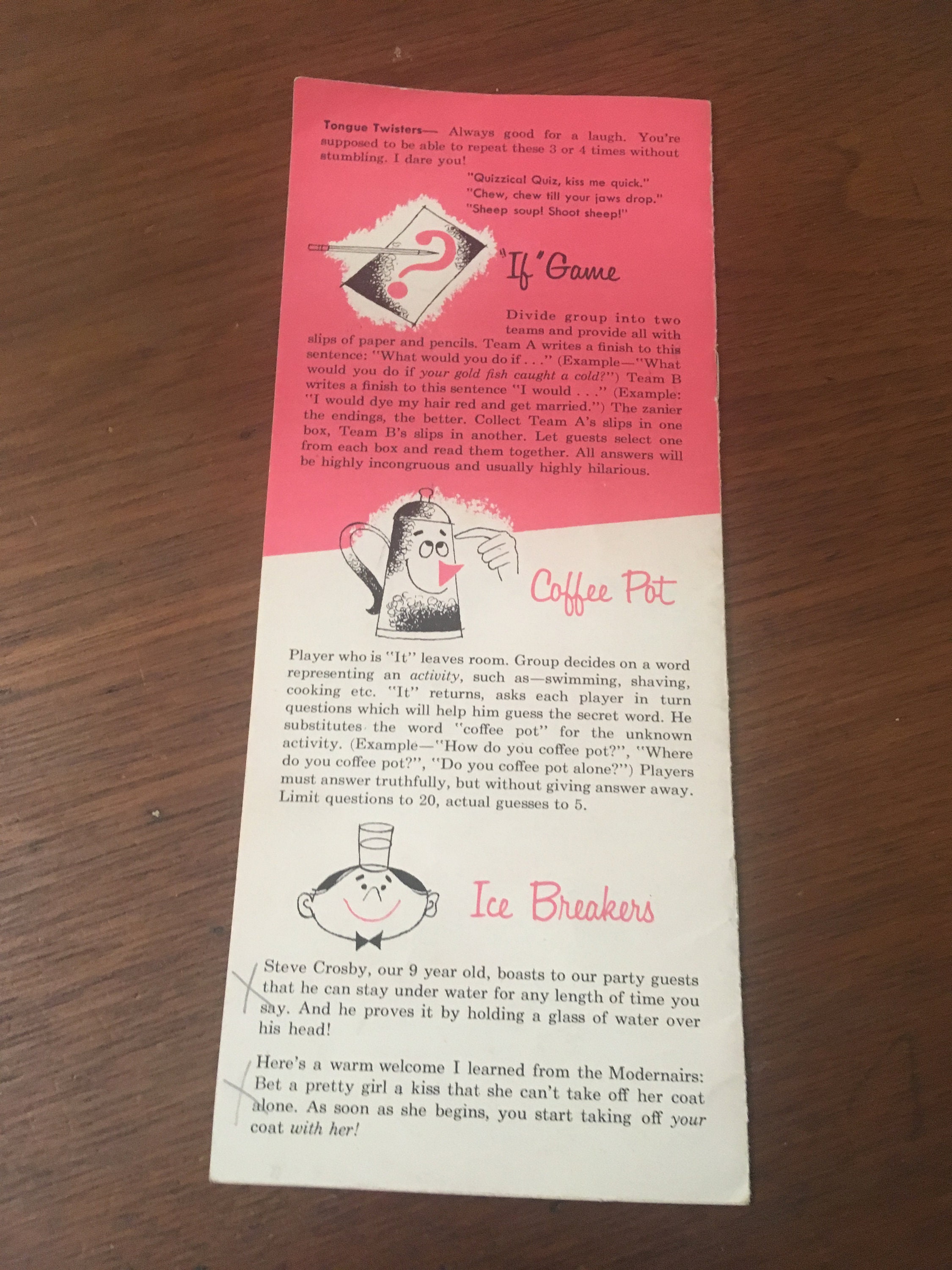 Bob Crosbys Wesson Oil Party Planner Booklet 1950s CBS-TV - Etsy