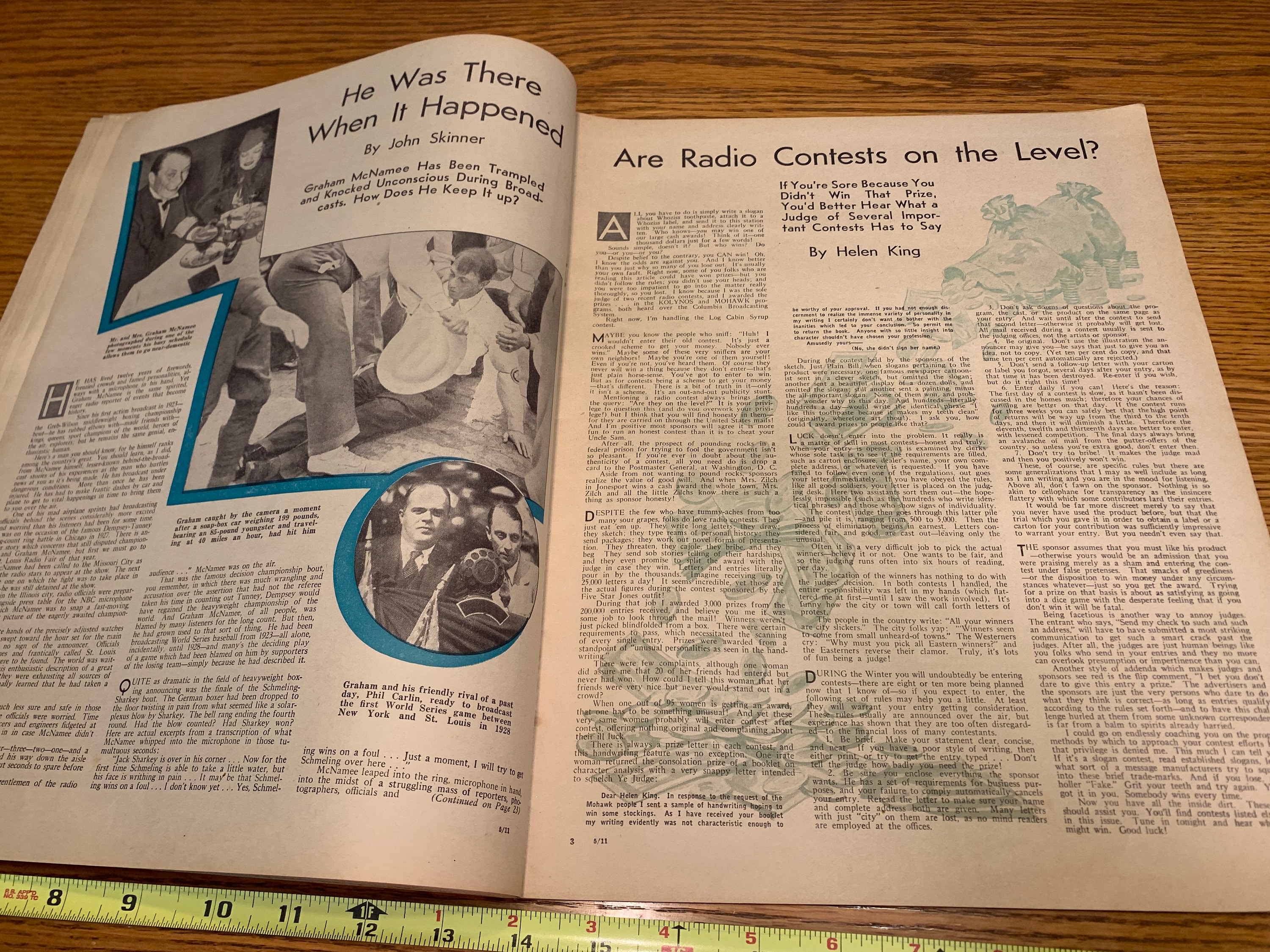 Radio Guide Magazine January 1936 - Etsy