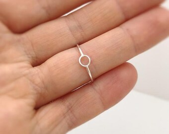 Open circle ring | Etsy