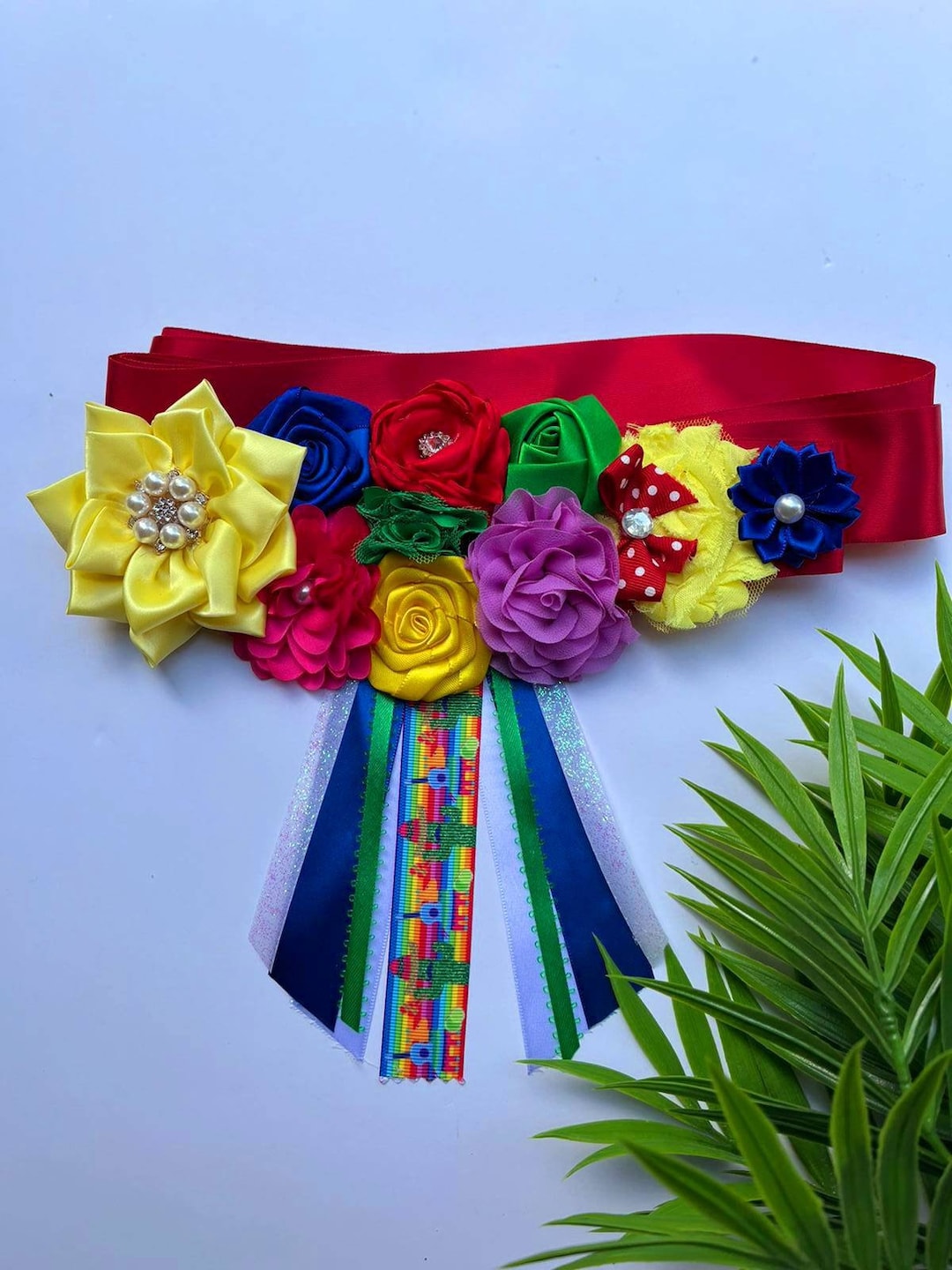 Fiesta Baby Shower Belly Sash/fiesta Baby Shower Theme/fiesta Maternity ...