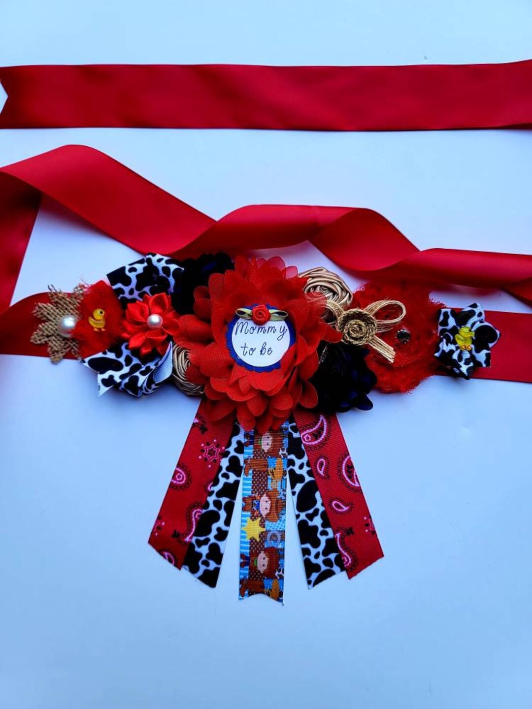 Farm Belly Sash/barn Maternity Sash/cow Belly Sash/farm Maternity Belt ...