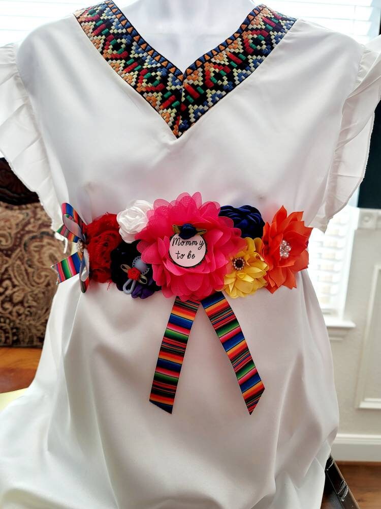 Fiesta Baby Shower Sash/fiesta Gender Reveal Sash/mom to Be - Etsy