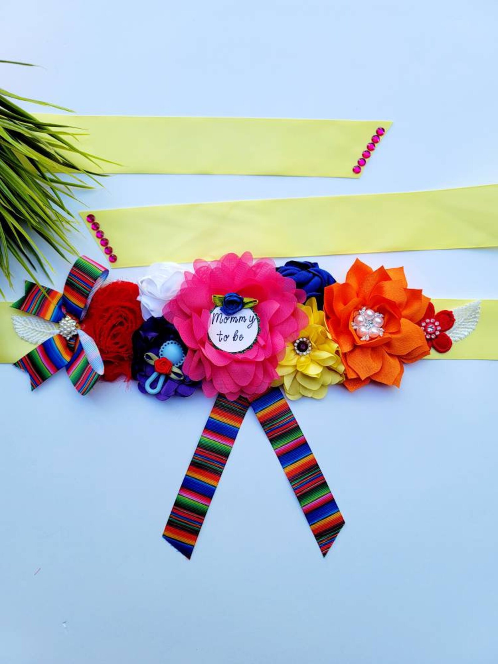 Fiesta Baby Shower Sash/fiesta Gender Reveal Sash/mom to Be - Etsy