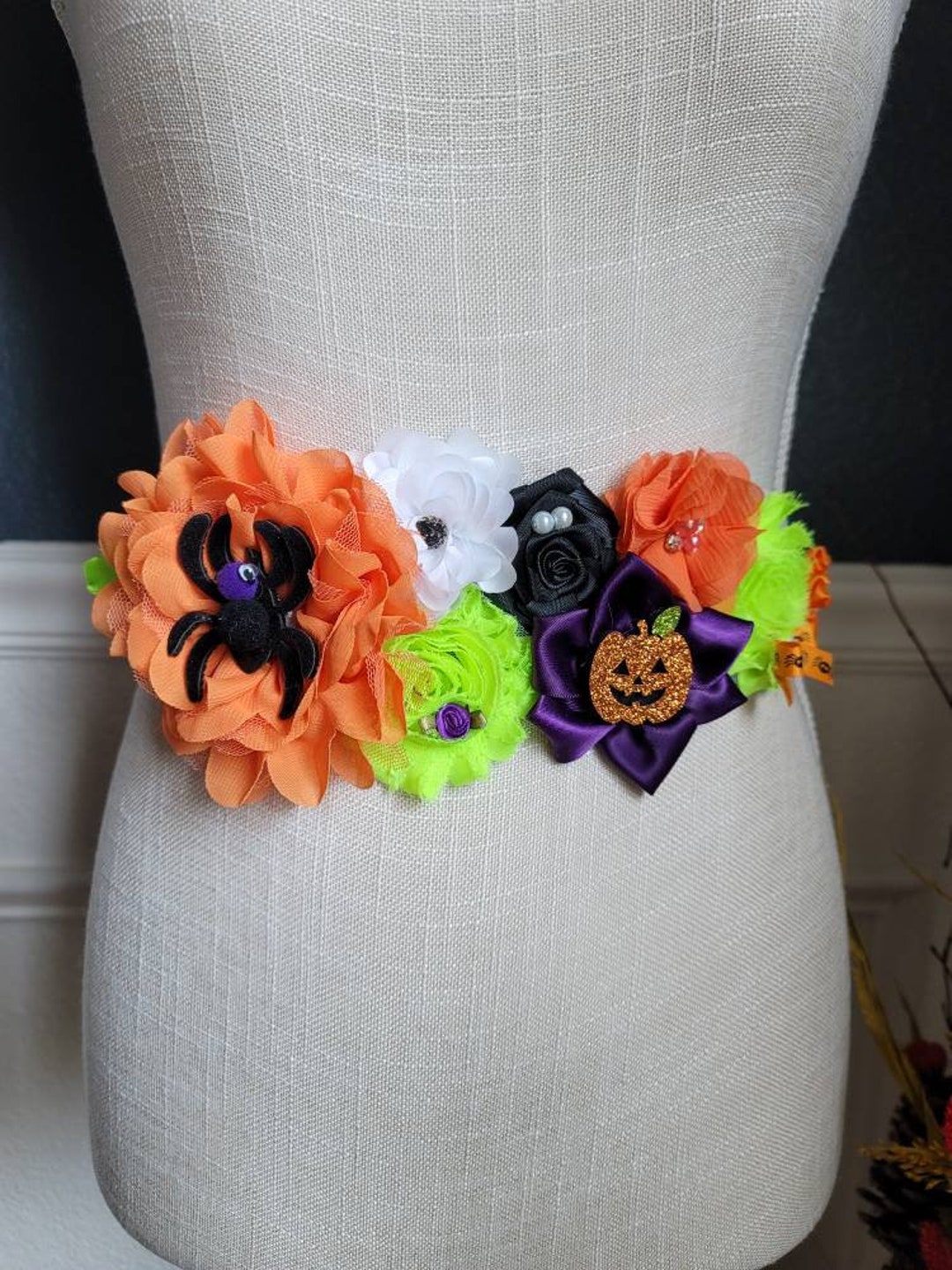 Halloween Baby Shower Sash Theme/halloween Maternity Sash/mom to Be ...