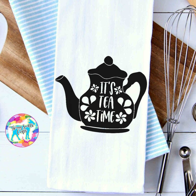 Tea Time Svg - Etsy