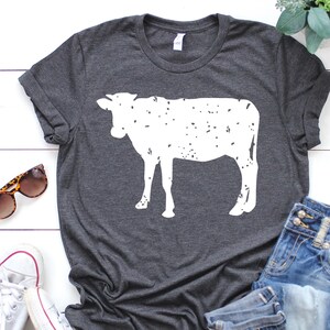 Grunge Cow Svg, Distressed Cow, Heifer, Bull, Farm, SVG DXF PNG, Files ...
