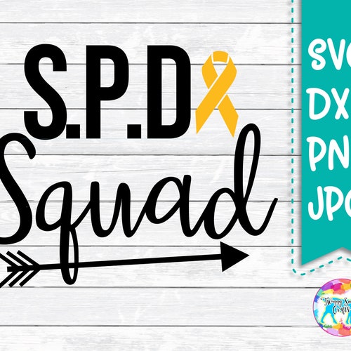 SPD Awareness Svg Sensory Processing Disorder Dxf Png - Etsy