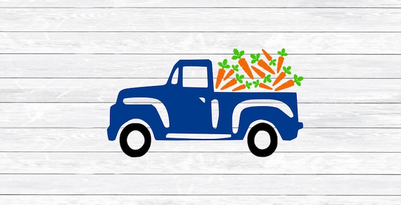 Boy Easter Svg Files Carrot Truck Truck Svg Farm Truck Boy - Etsy