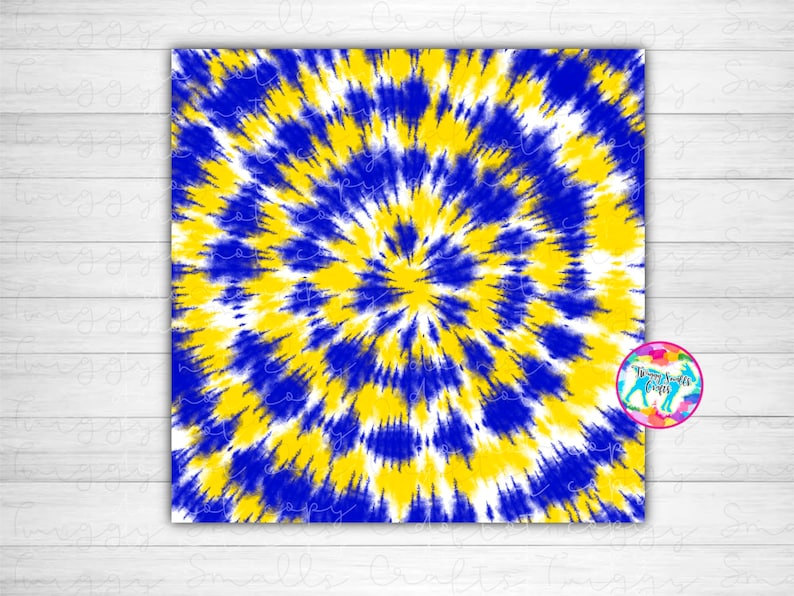 Blue and Yellow, Tie Dye, Sublimation, PNG, Fill Pattern, Sublimation ...