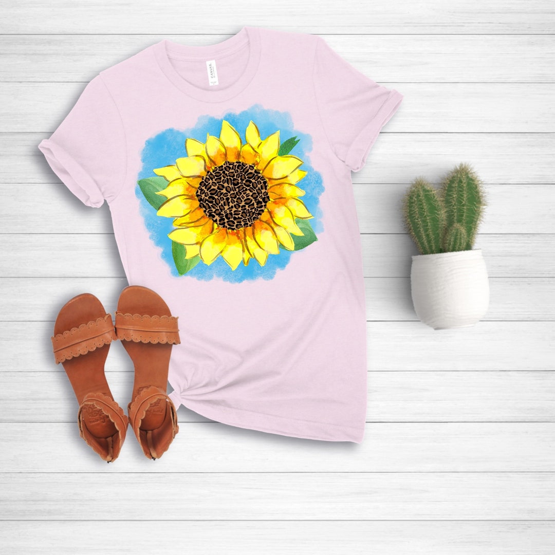 Sunflower Digital Design, Sublimation Download, Iron on Transfer, Shirt ...