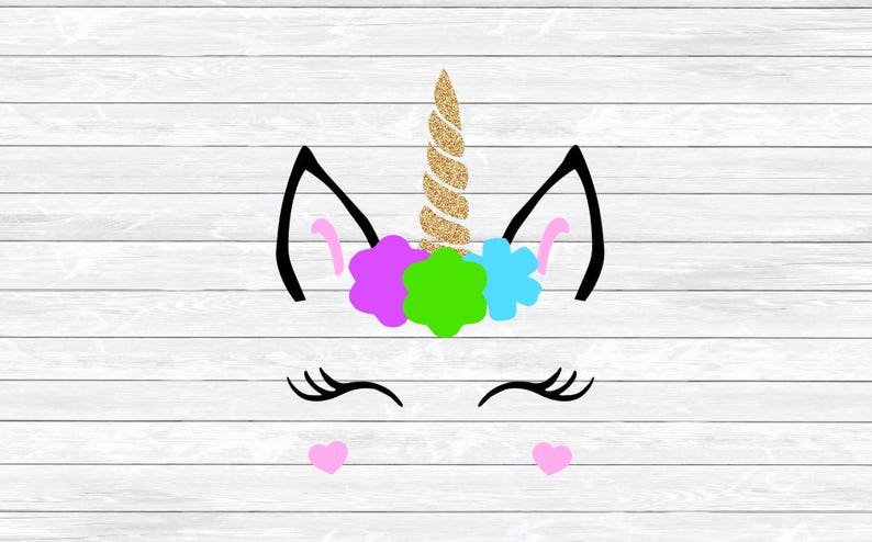 Unicorn Head Unicorn Face Unicorn Eyelashes Unicorn Horn | Etsy