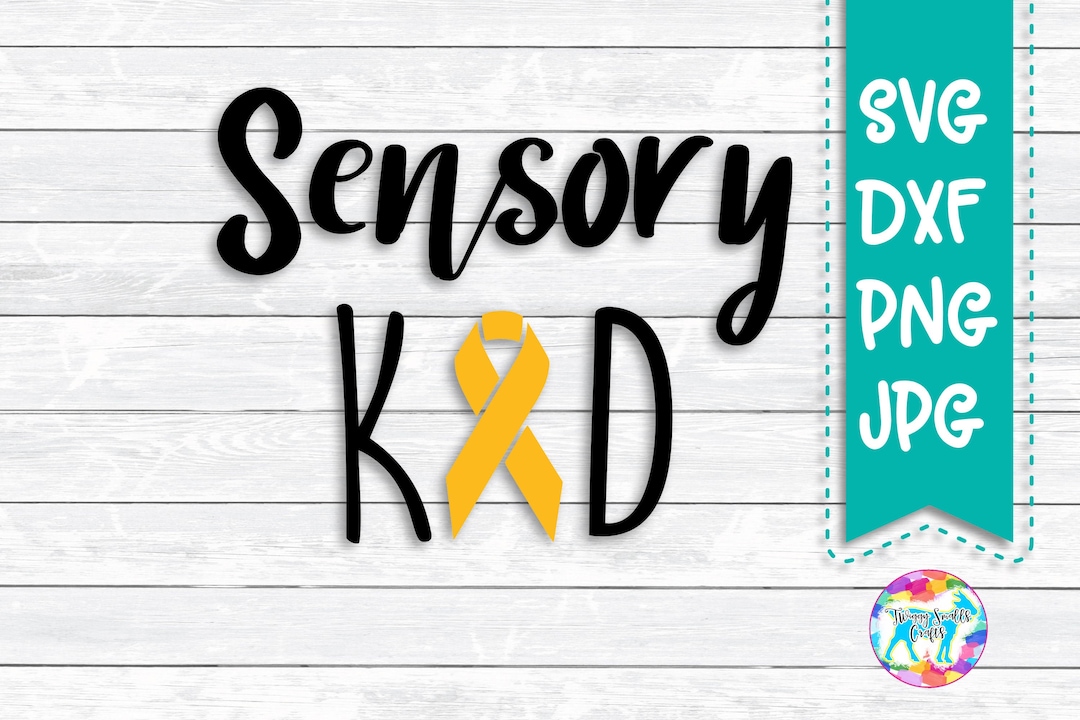 SPD Awareness Svg Sensory Processing Disorder Dxf Png - Etsy