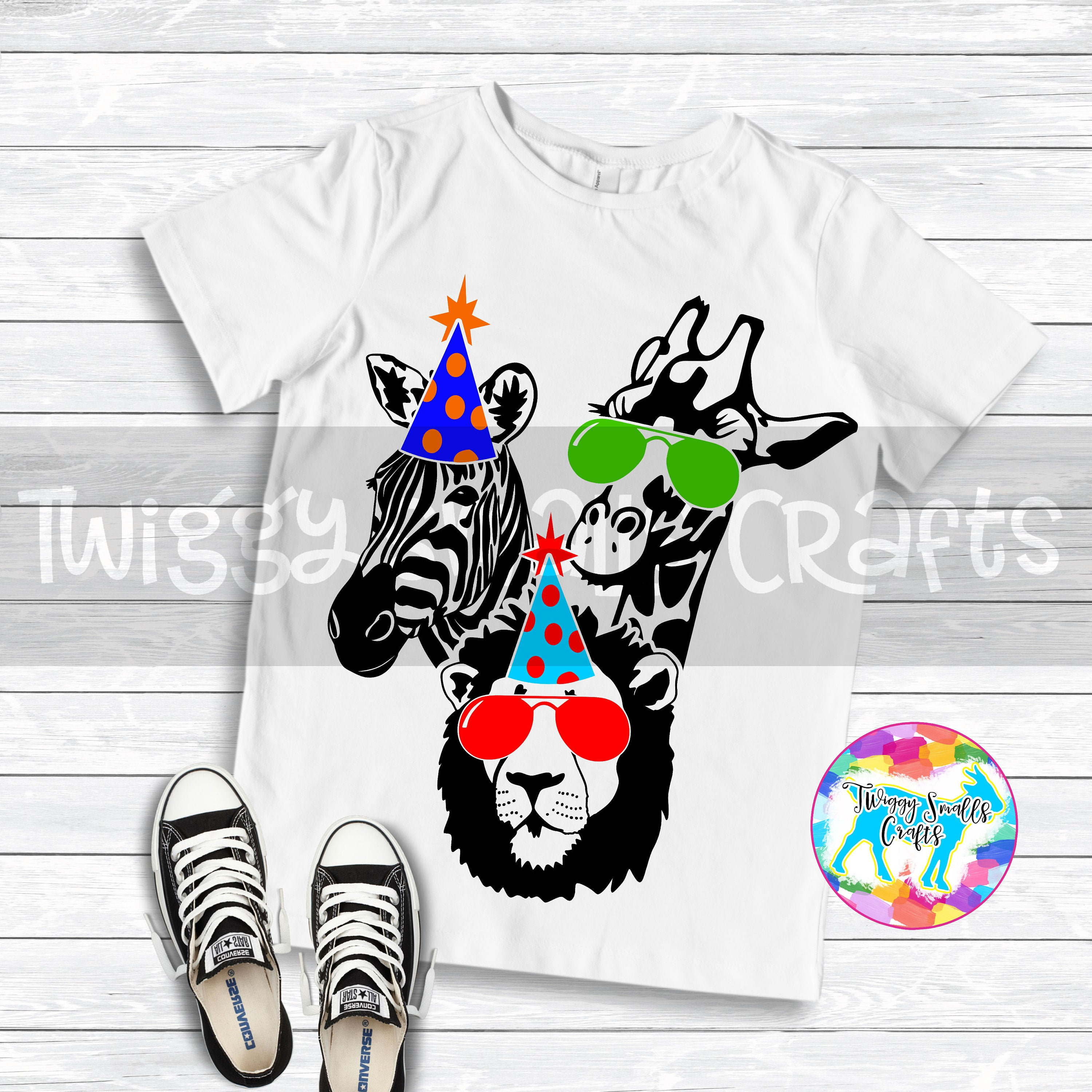Party Animal Svg Lion Zebra Giraffe SVG DXF PNG Files - Etsy
