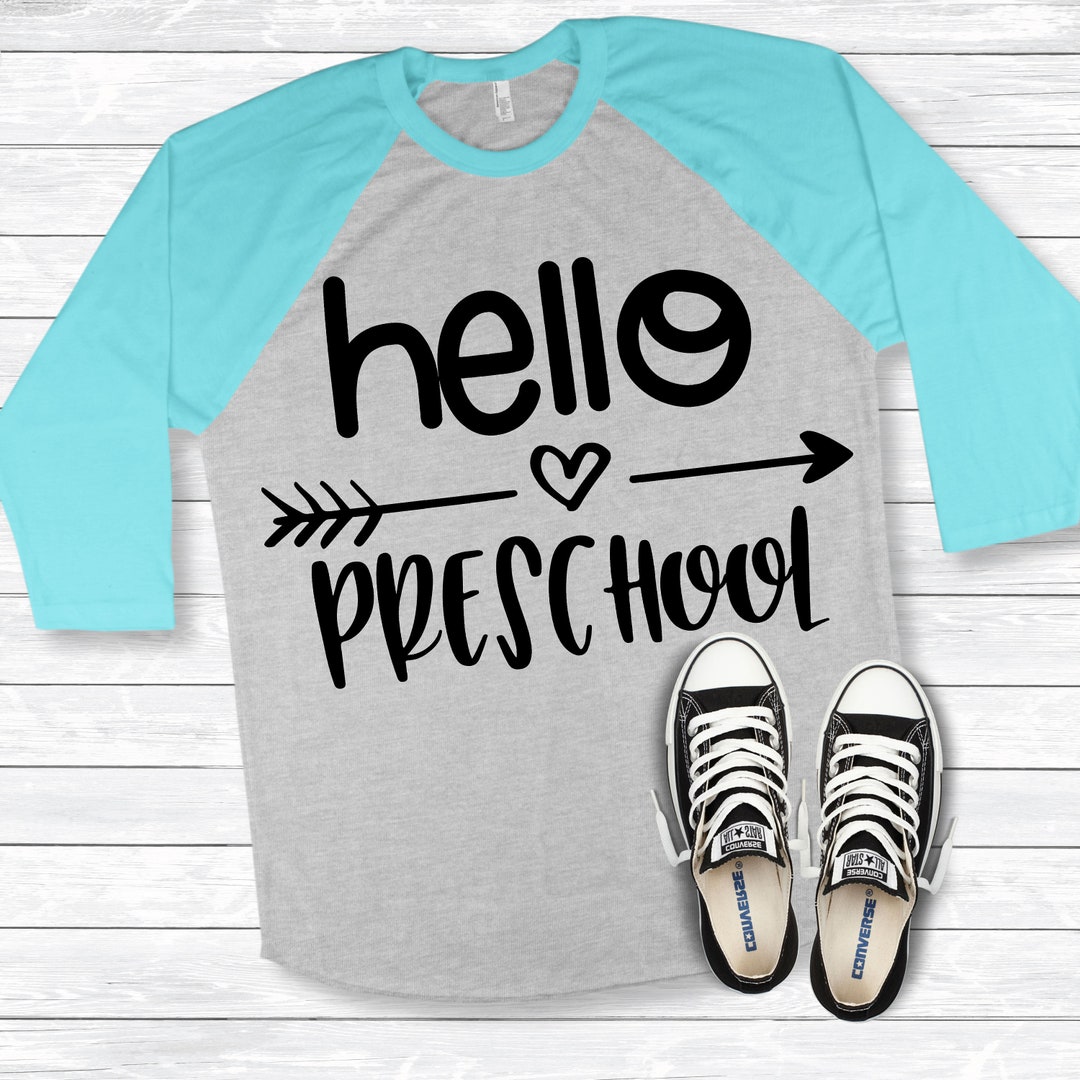 Preschool Svg, Hello Preschool, Back to School, DXF, PNG, SVG, Files ...