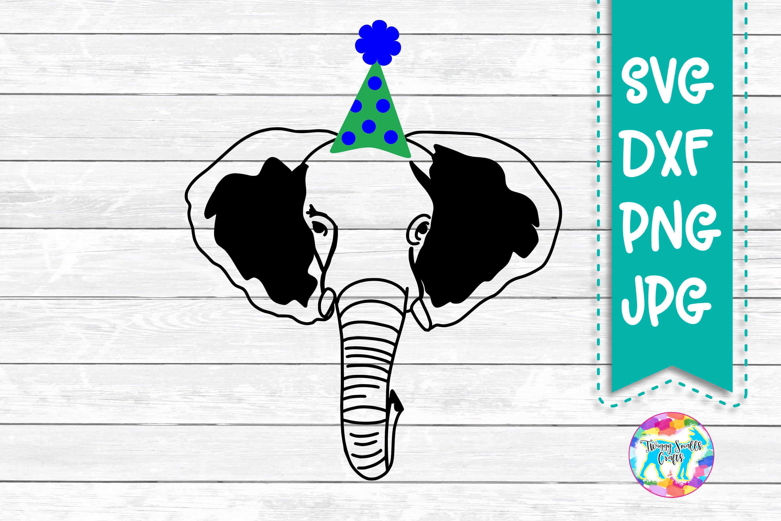 Party Animal Svg Elephant SVG DXF PNG Files For - Etsy