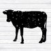 Grunge Cow Svg, Distressed Cow, Heifer, Bull, Farm, SVG DXF PNG, Files ...